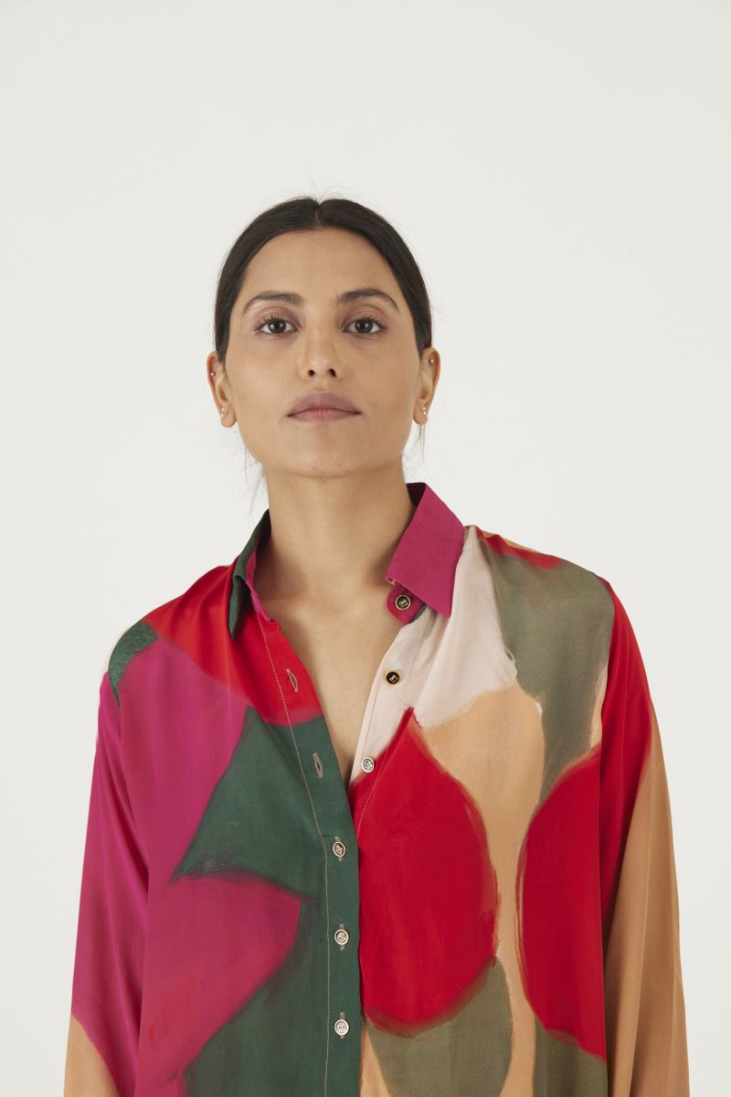 Buy - Lei lani red co-ord set | Elan Store