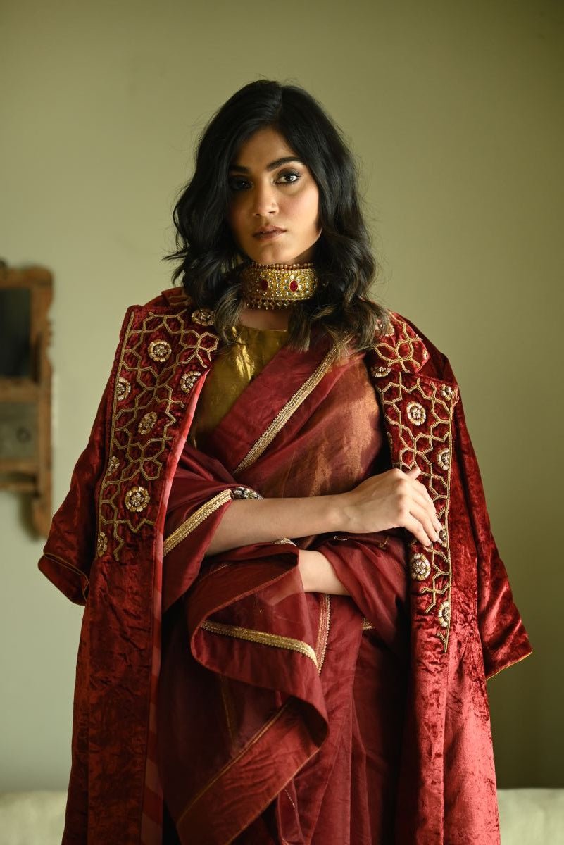 Buy - Rumi red sally jacket | Elan Store