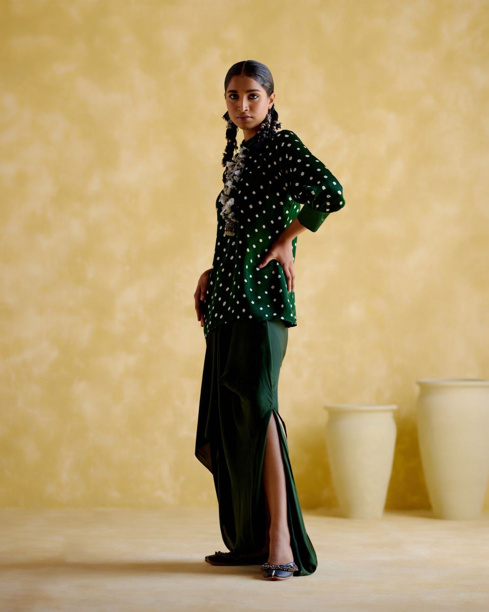 Buy - Dalia green co-ord set | Elan Store