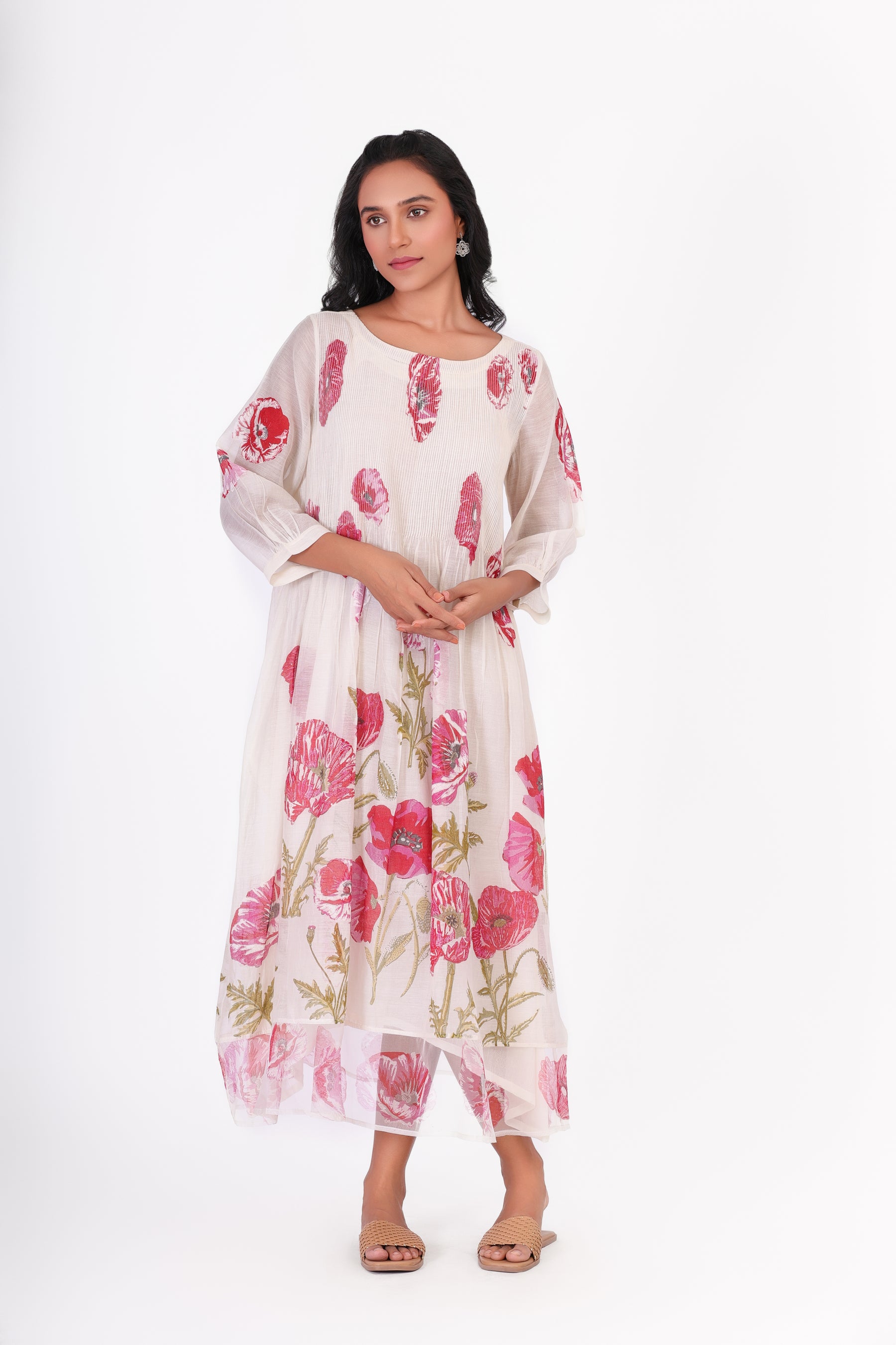 Buy - Marie garden yellow dress | Elan Store