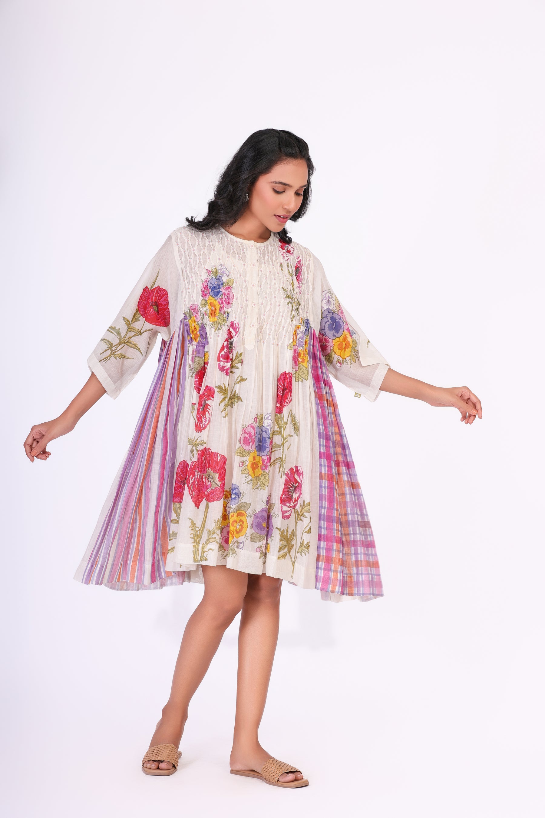 Buy - Marie garden yellow dress | Elan Store