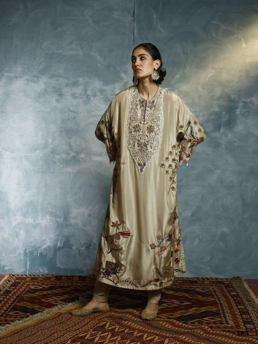 Buy - Kyra ivory kaftan set | Elan Store