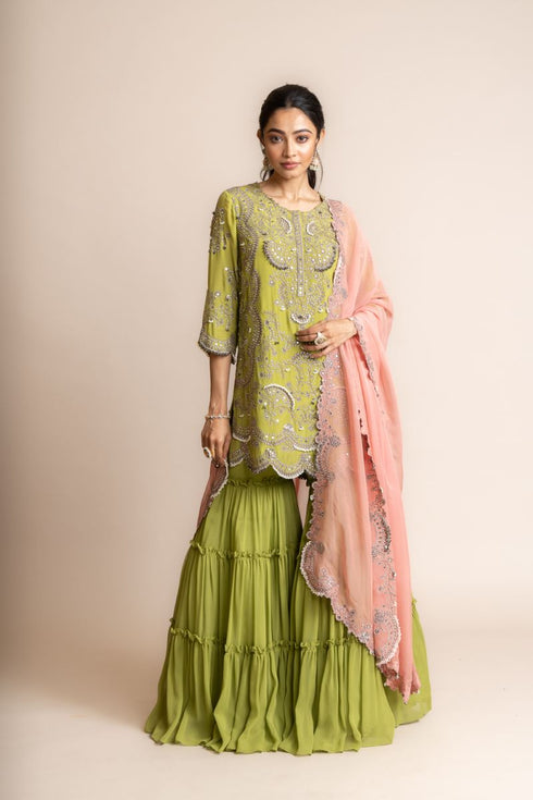 Buy - Pista kurti set-2 | Elan Store