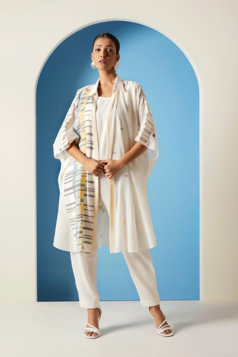 Buy - Prism rhombus shirt set | Elan Store