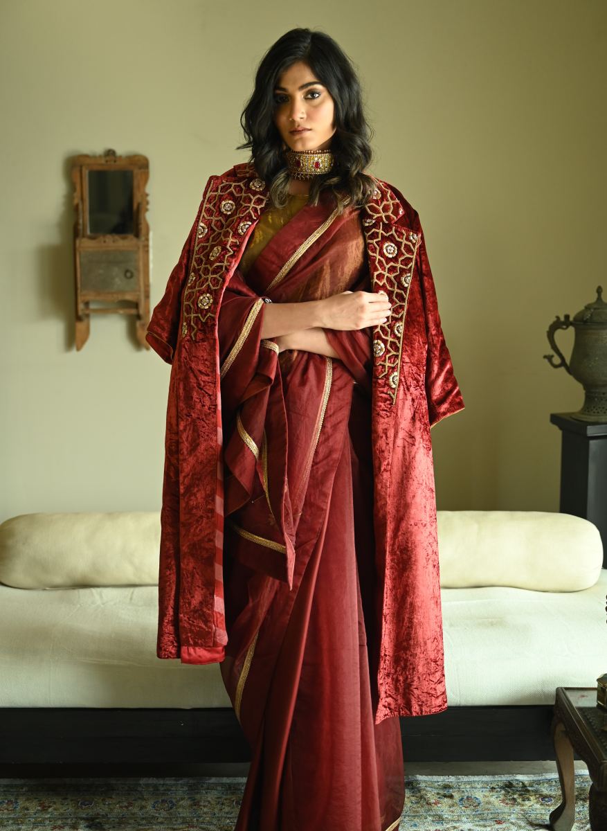 Buy - Rumi red sally jacket | Elan Store