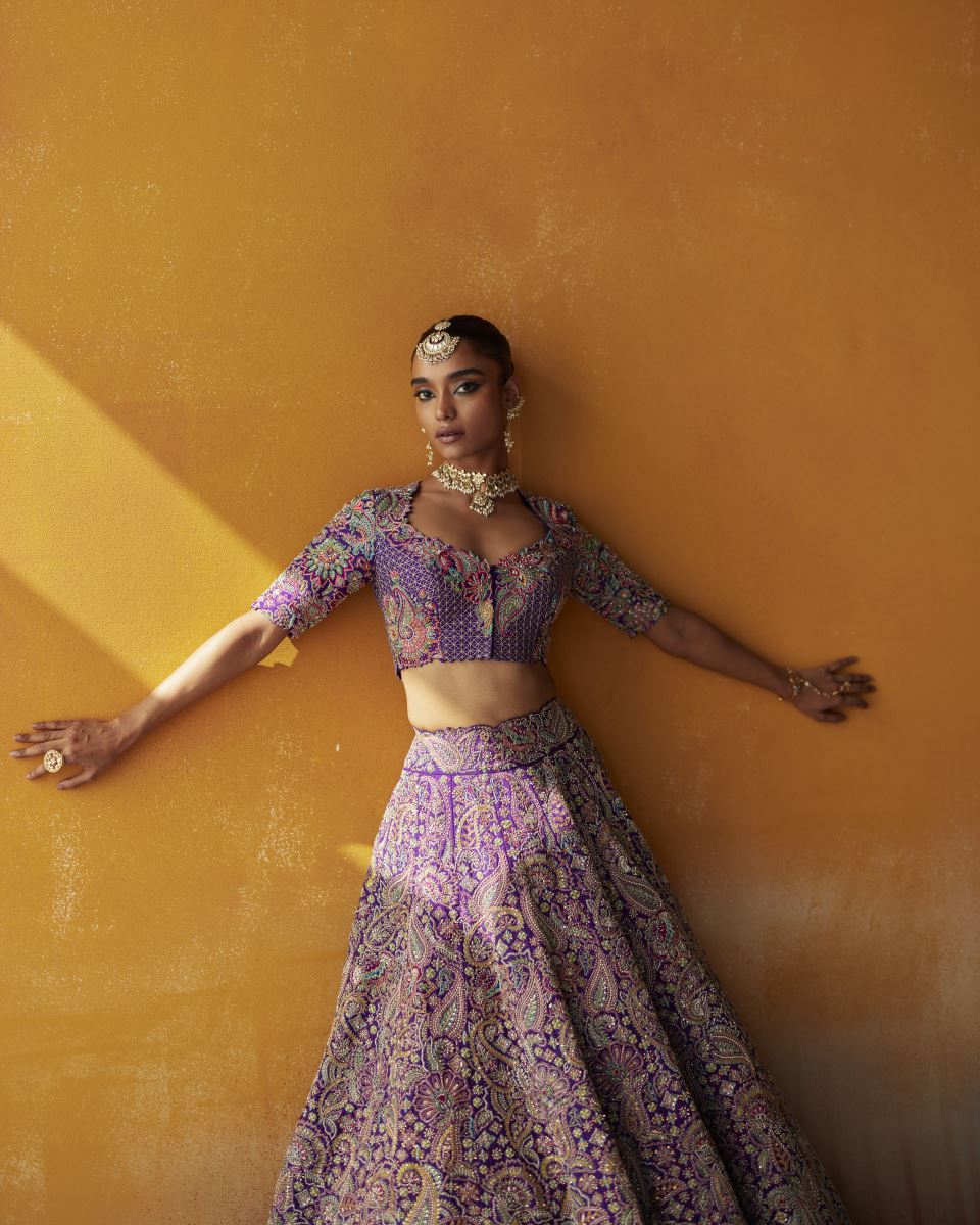 Buy - Aindri lehenga set | Elan Store