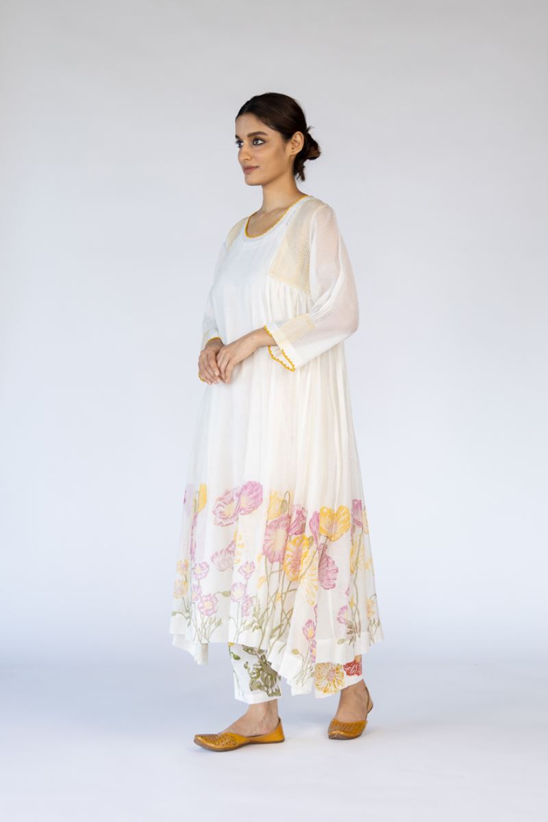 Buy - Anne poppy field dress | Elan Store
