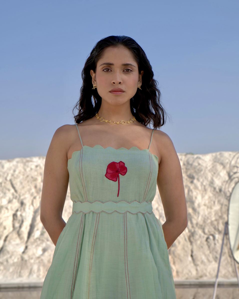 Buy - Avocado punch dress | Elan Store