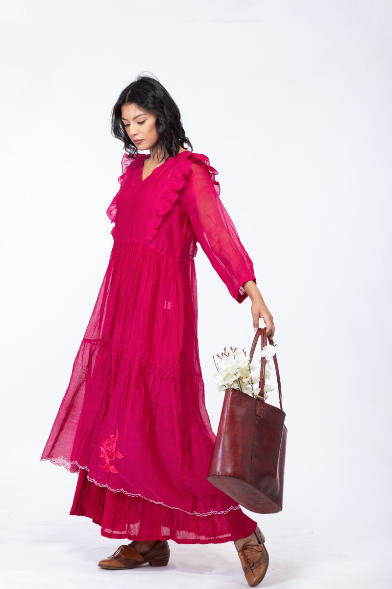 Buy - Casey silk overlay dress | Elan Store