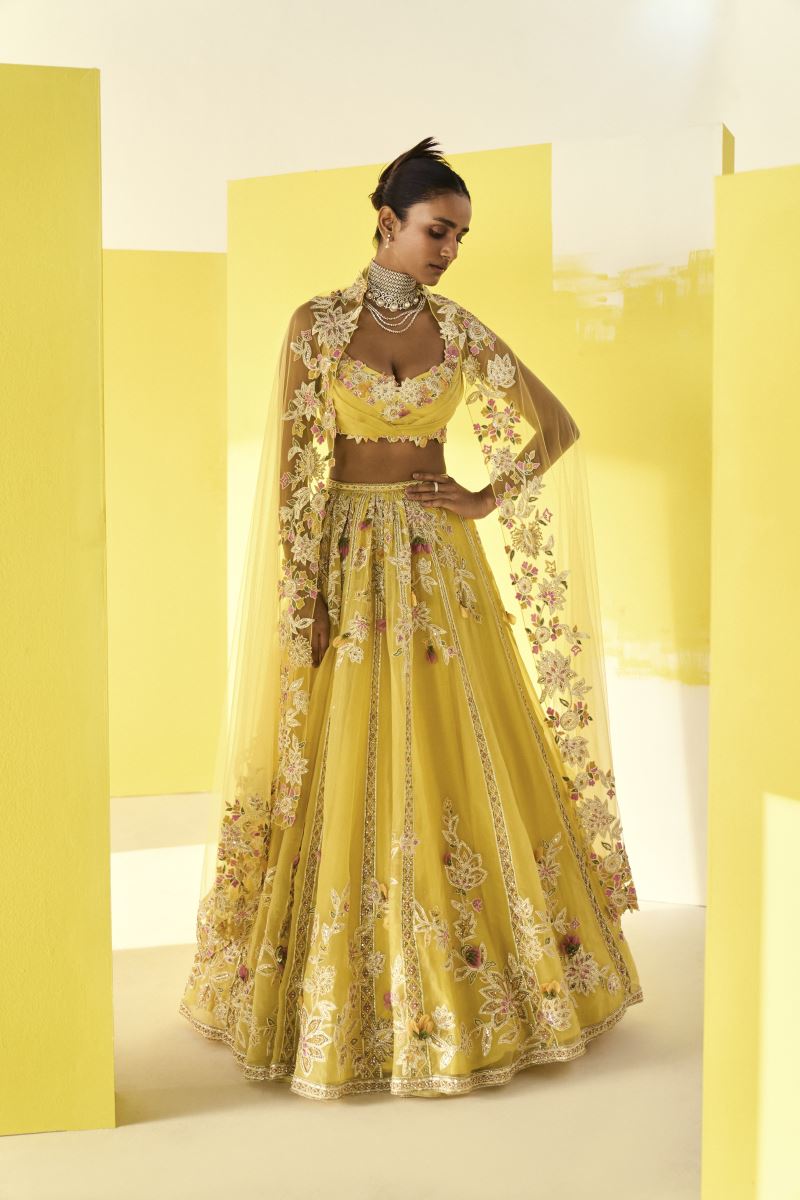 Buy - Lahya lehenga set | Elan Store
