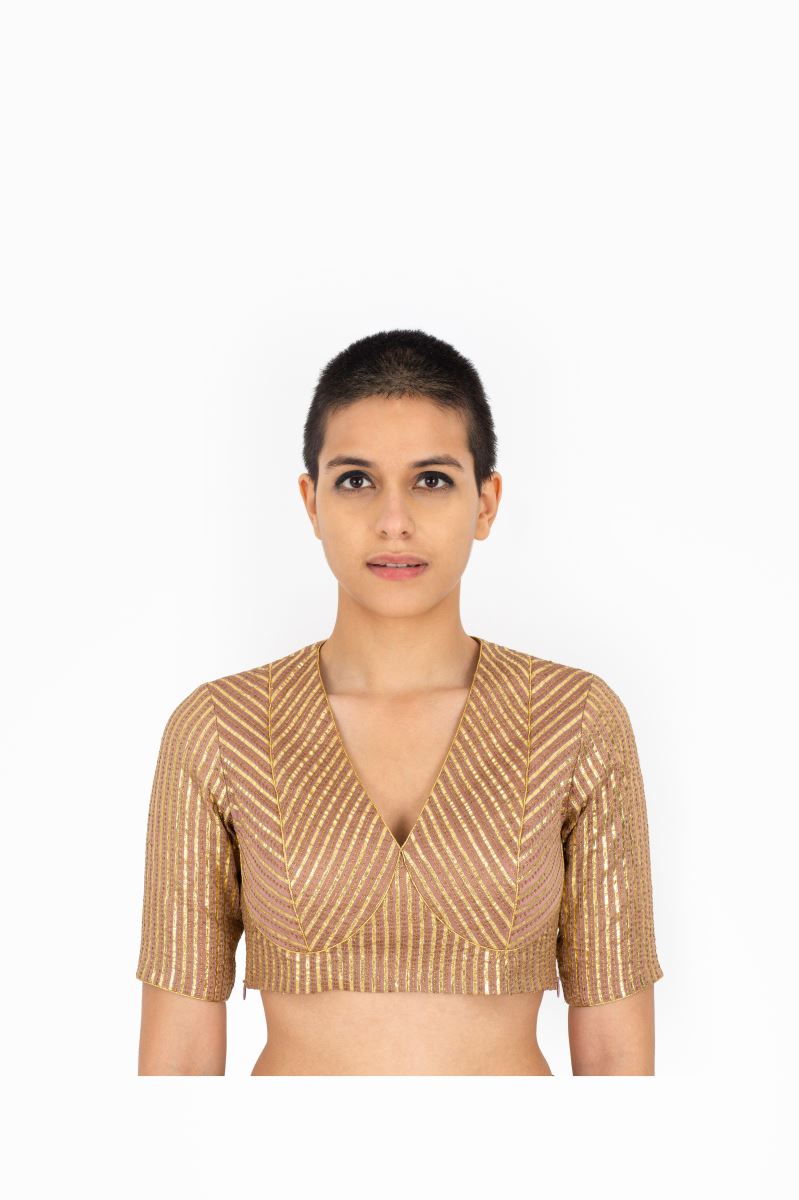 Buy - Lavender parvati blouse | Elan Store