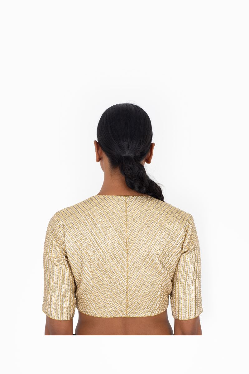 Buy - Natural parvati blouse | Elan Store