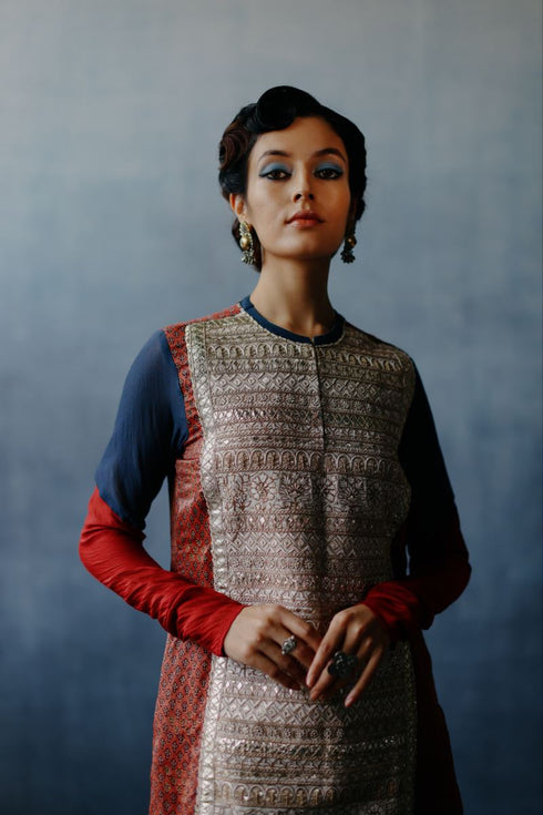 Buy - Neel fadat panel kurta set | Elan Store