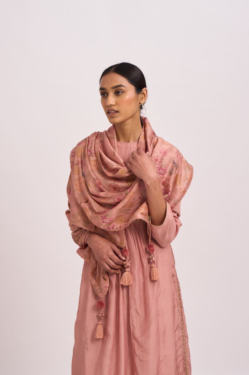 Buy - Old rose aavni kurta set | Elan Store
