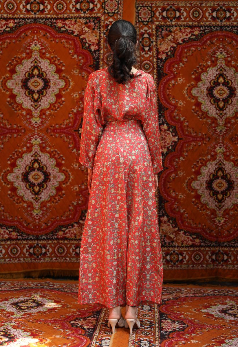 Buy - Rabat cowl top and high rise pants | Elan Store