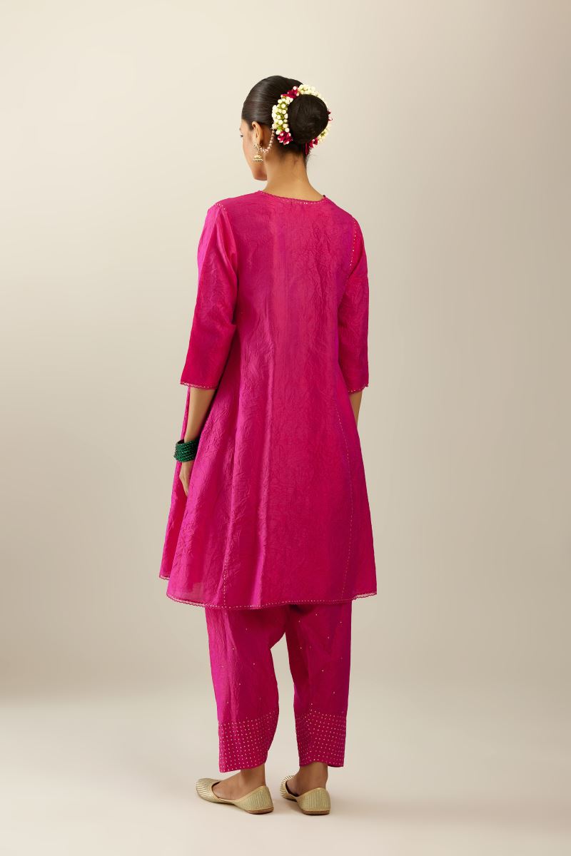 Buy - Revati raspberry kurta set | Elan Store