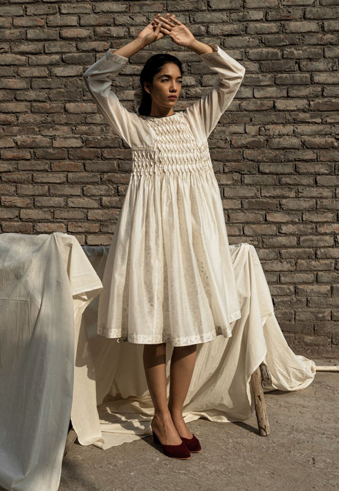 Buy - Snowdrop smocking dress with slip | Elan Store