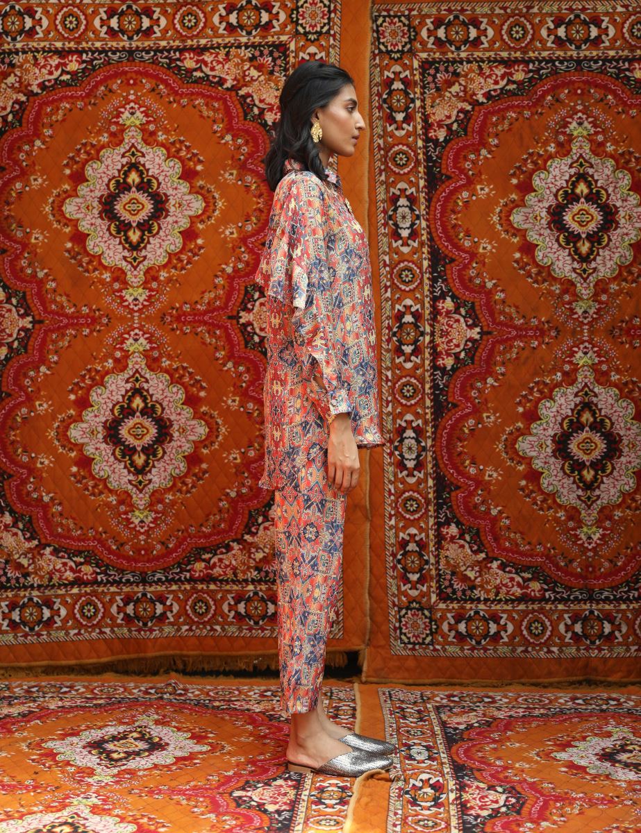 Buy - Taza curtain shirt and pants | Elan Store